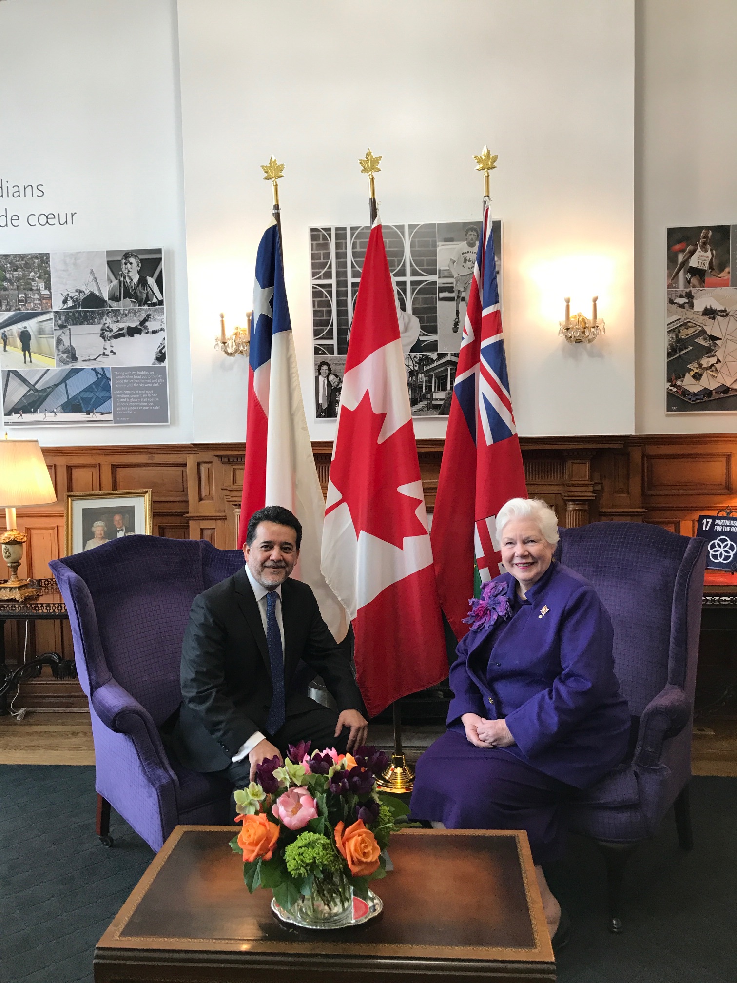 Consul général de la République du Chili a Toronto - Lieutenante ...