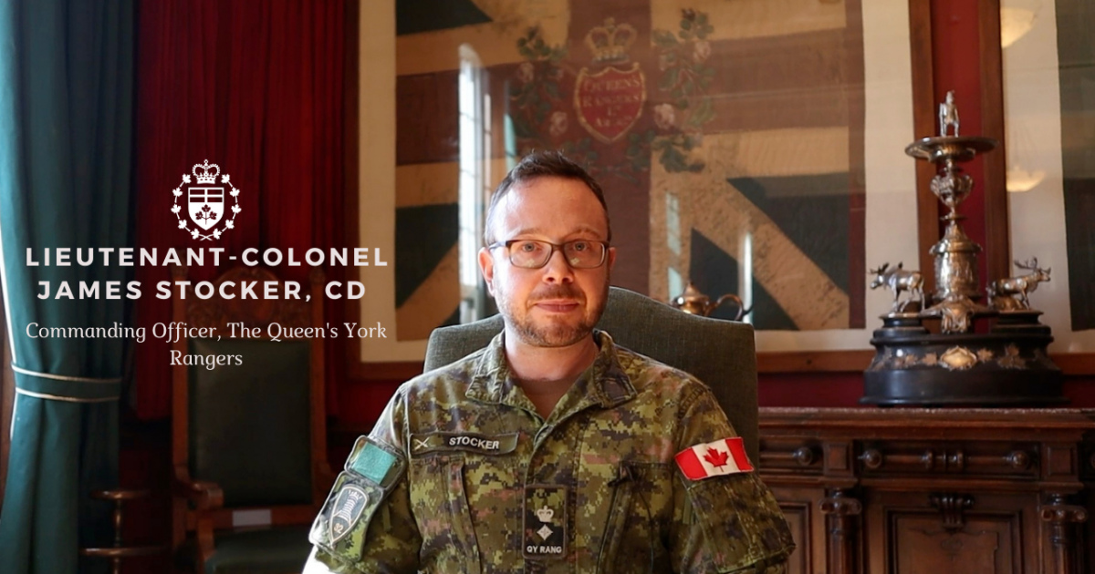 Lieutenant-colonel James Stocker - Lieutenante-gouverneure de l’Ontario